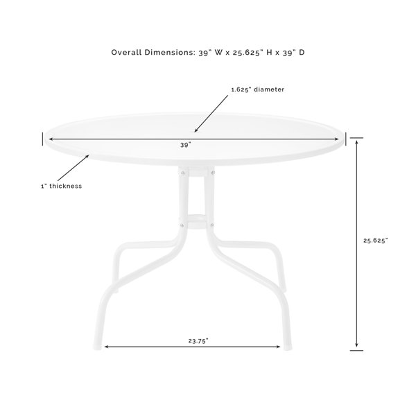 Hashtag Home Kasen 4 - Person Round Outdoor Dining Set & Reviews | Wayfair